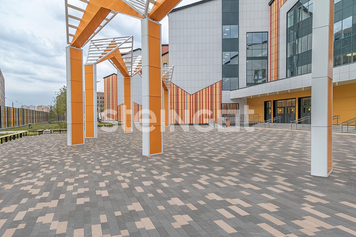 Плитка тротуарная Steingot Домино 80 купить в СПб низкая цена с доставкой